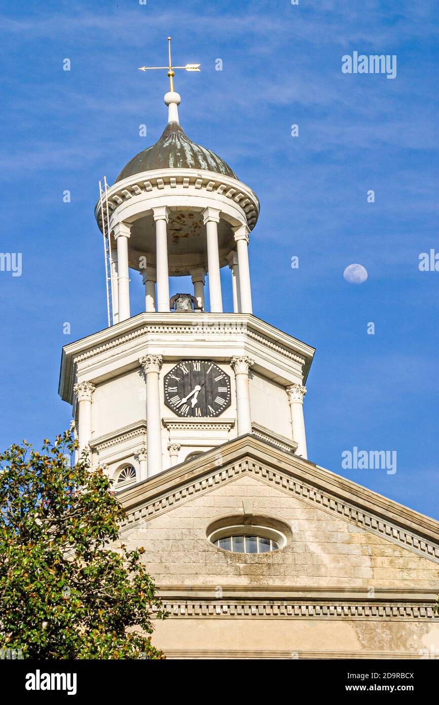 Historic building weathervane clock tower cupula hi-res stock ...