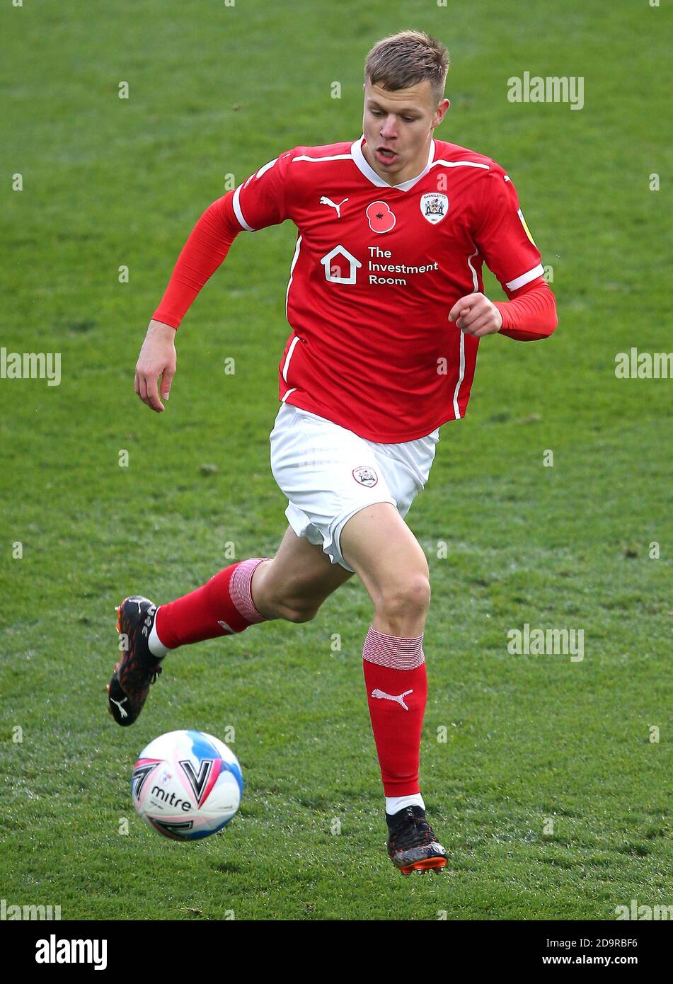 Barnsley's Mads Andersen during the Sky Bet Championship match at Pride ...