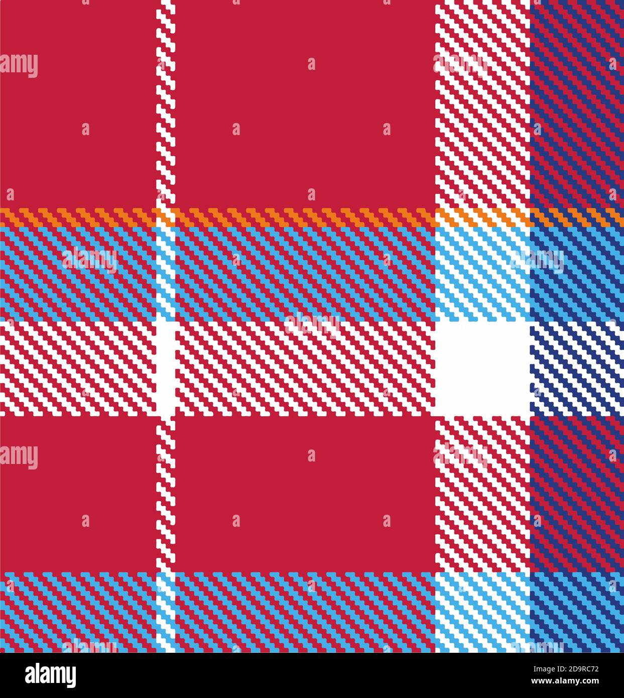 The element of the repeating pattern for a plaid in a classic style in ...
