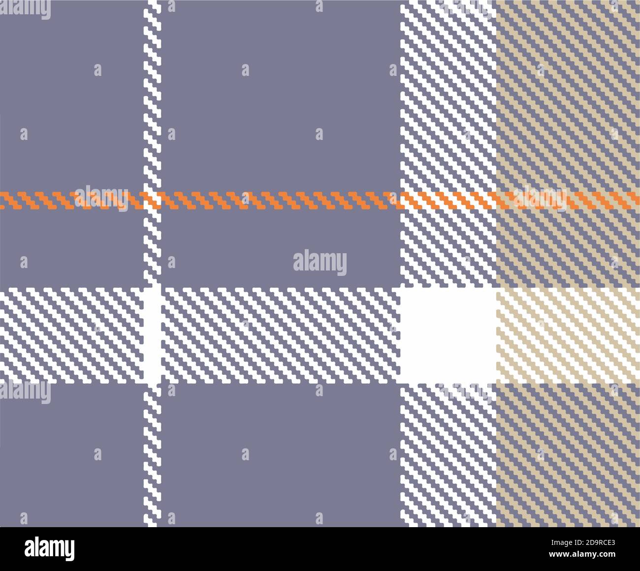 The element of the repeating pattern for a plaid in a classic style in ...