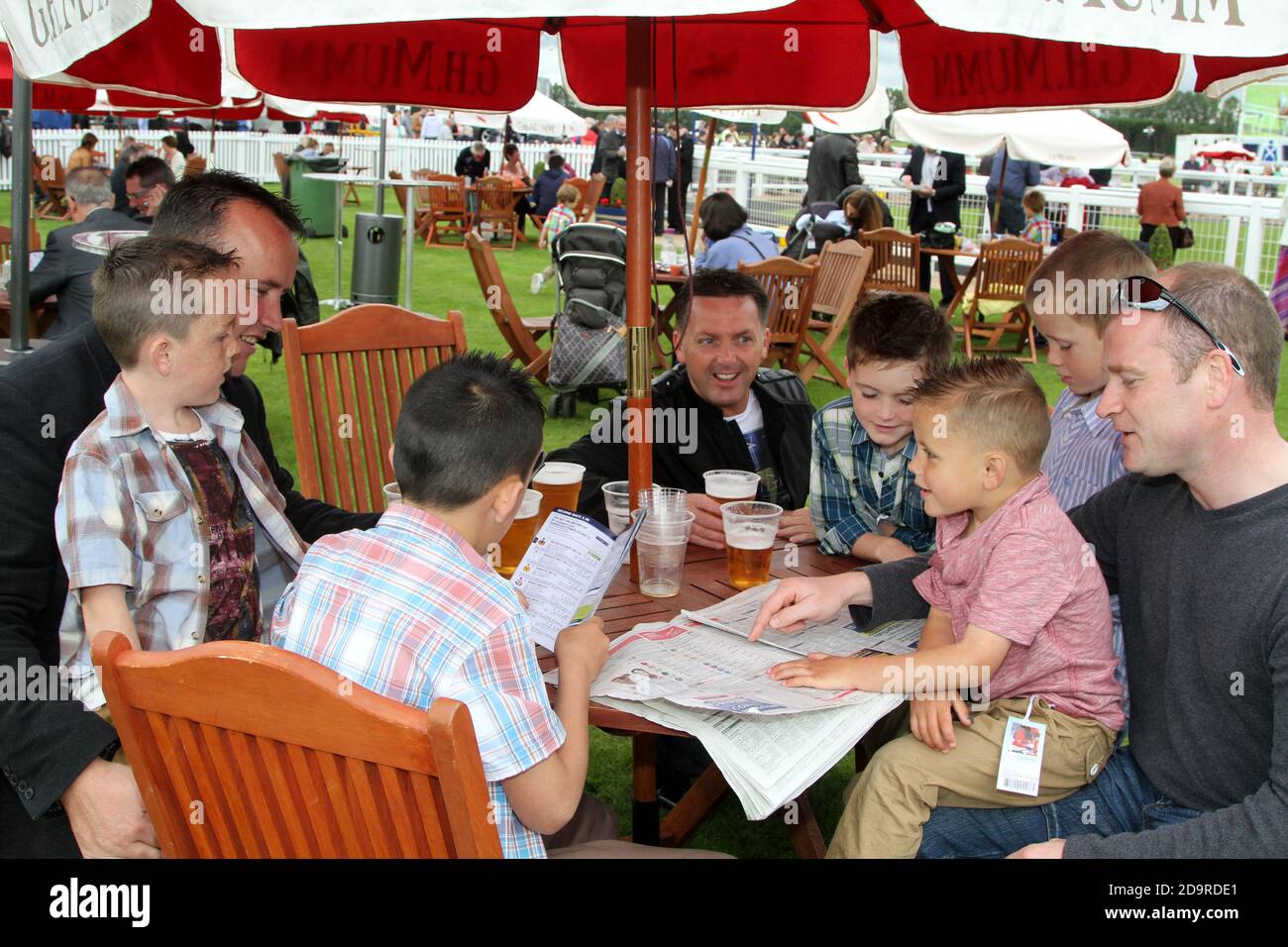 Family Fun Day at Ayr Racecourse, Ayr, Ayrshire, Scotland, UK. Day at ...