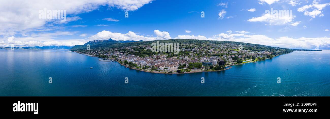 évian les bains border hi-res stock photography and images - Alamy