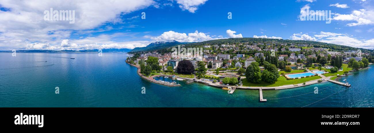 évian les bains border hi-res stock photography and images - Alamy
