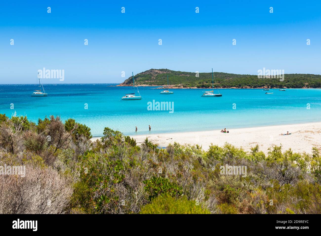 Rondinara beach in Corsica Island in France Stock Photo - Alamy