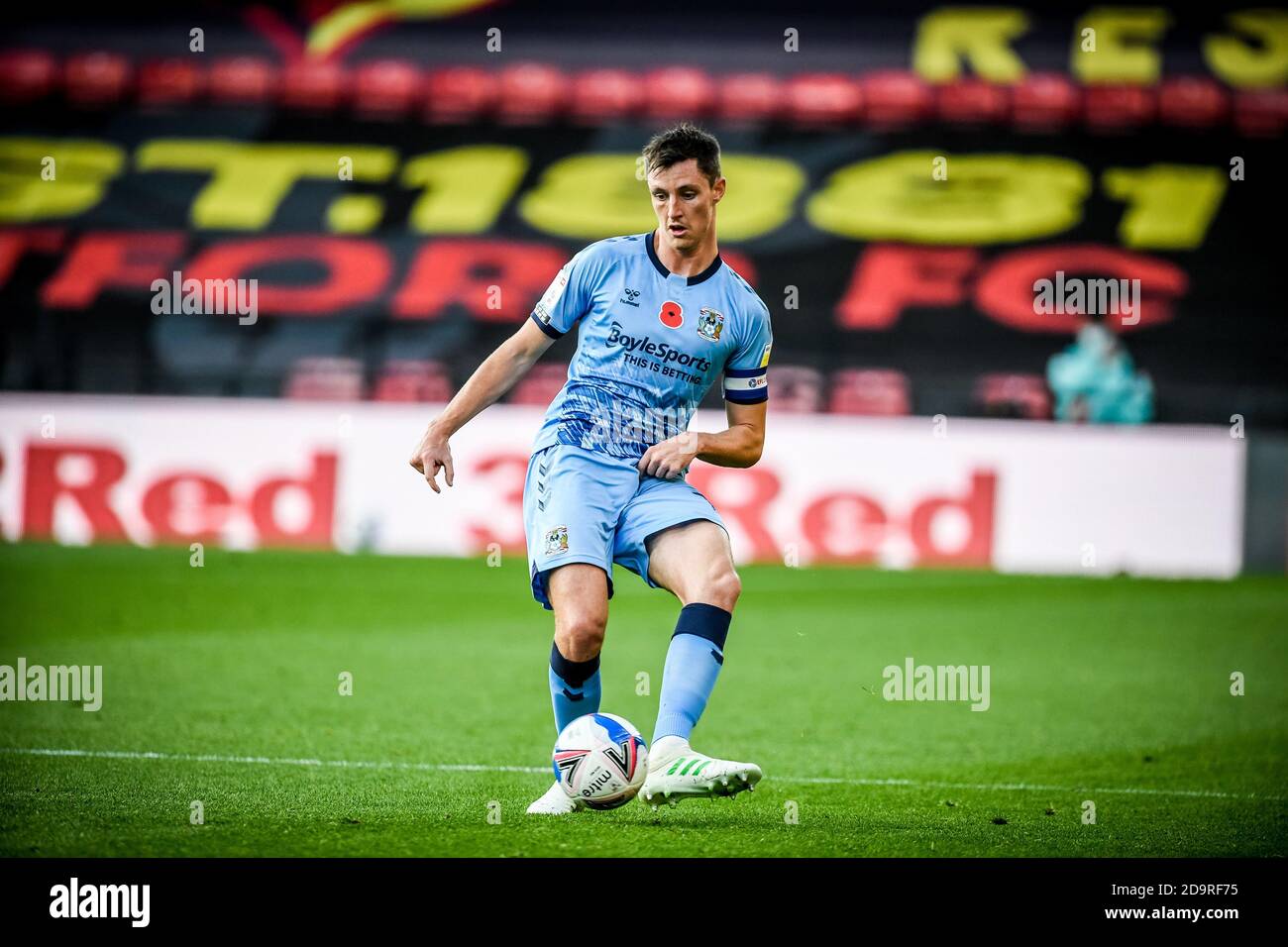 Vicarage Road, Watford, Hertfordshire, UK. 7th Nov, 2020. English ...