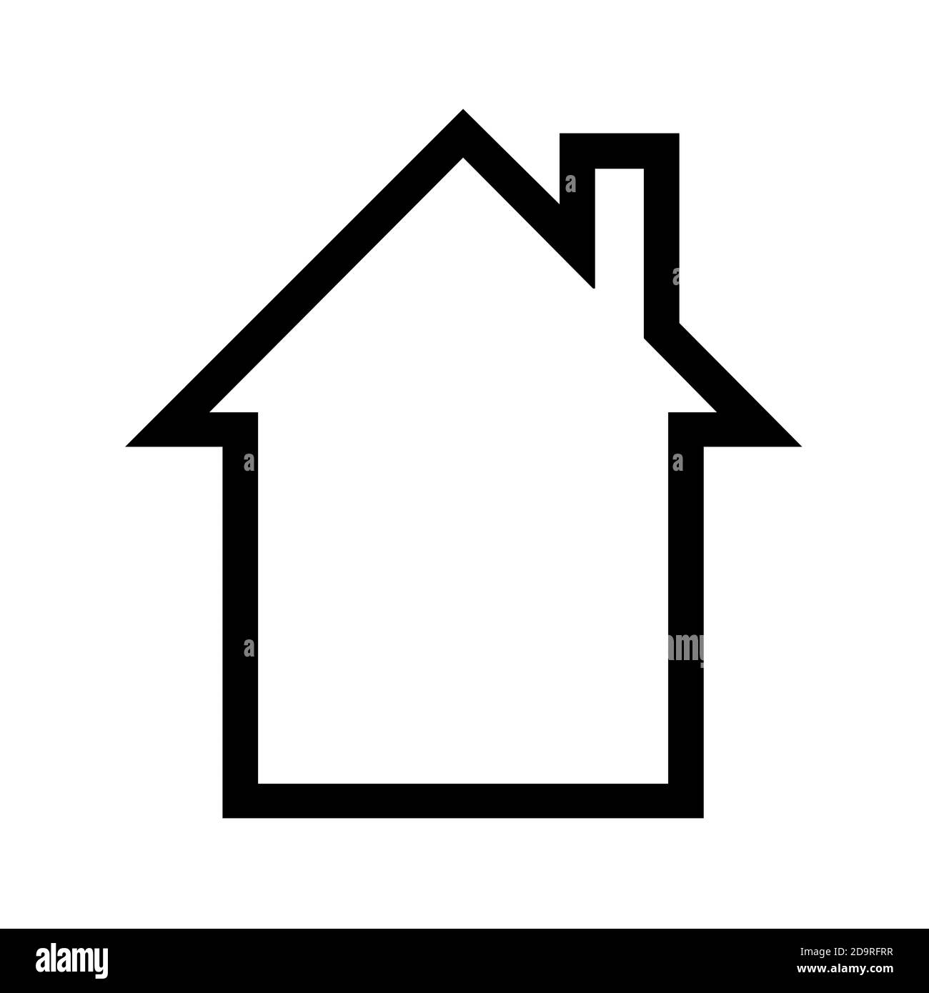 Home symbol icon Stock Photo - Alamy