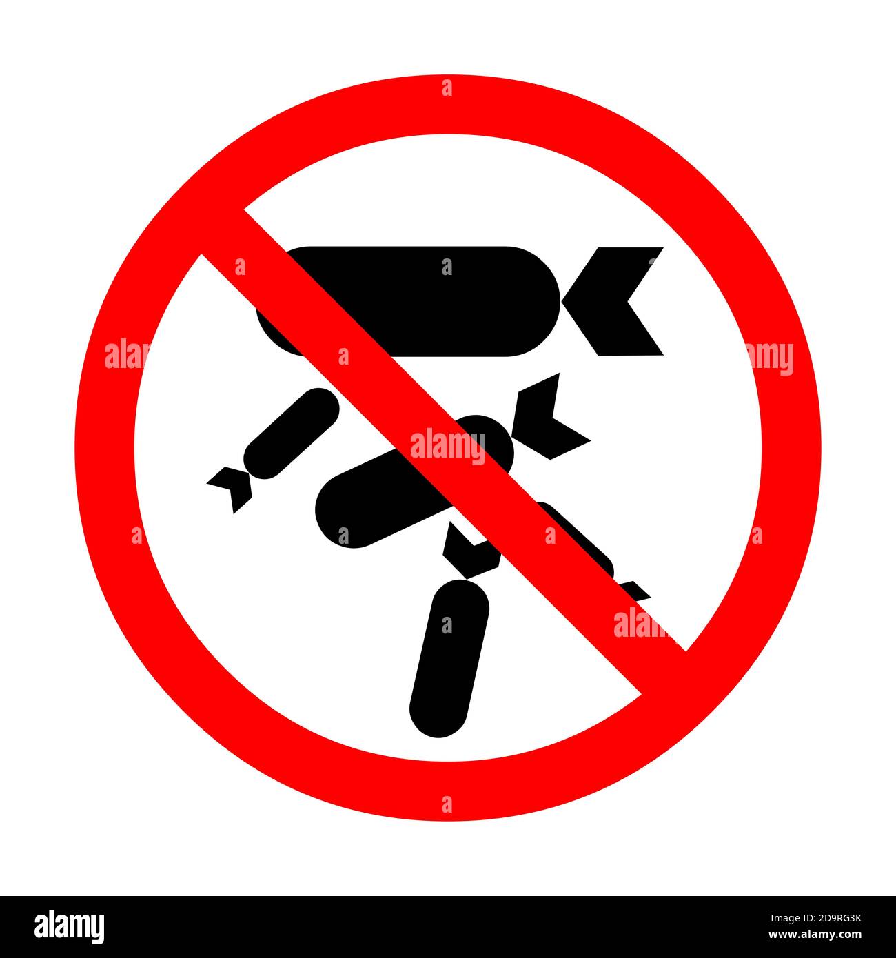 Stop bombing sign Cut Out Stock Images & Pictures - Alamy
