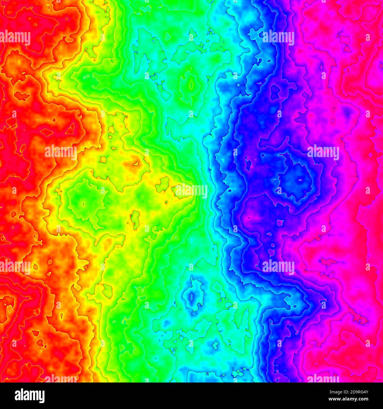 Rainbow coloured pattern design made with the help of graphics editing ...