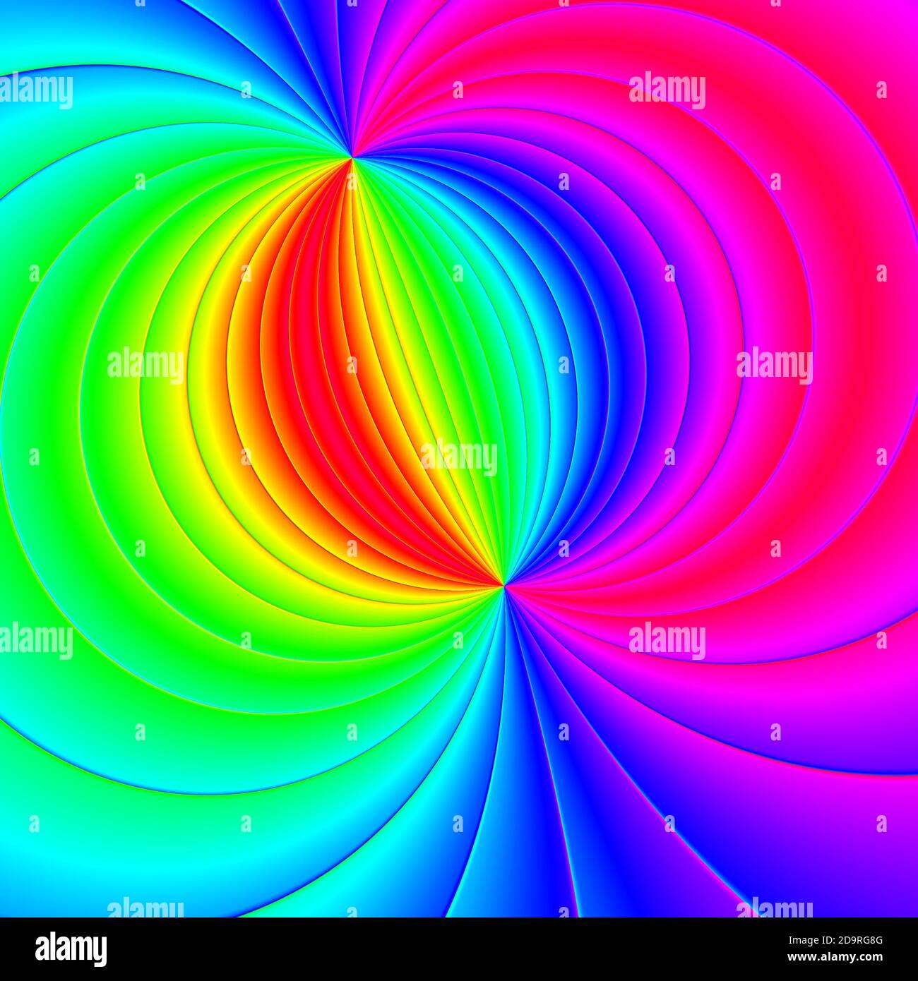 Rainbow coloured pattern design made with the help of graphics editing ...