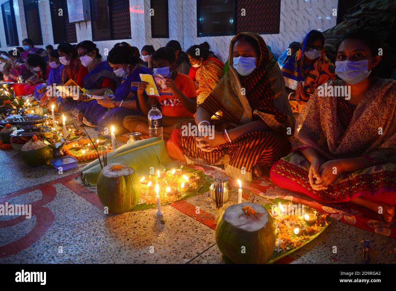 Hindu People Praying
