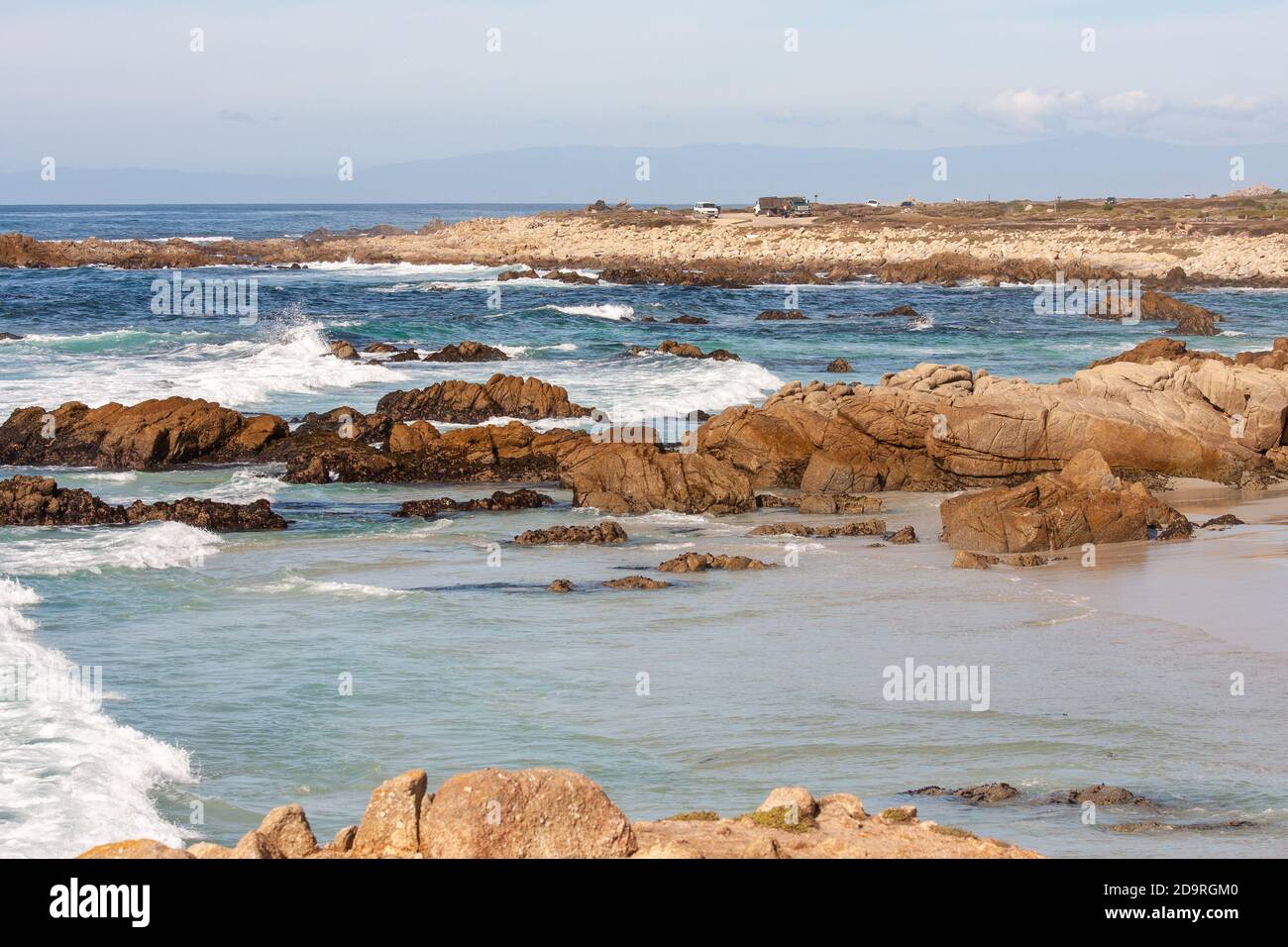 Pacific ocean coast in Carmel, California Stock Photo - Alamy