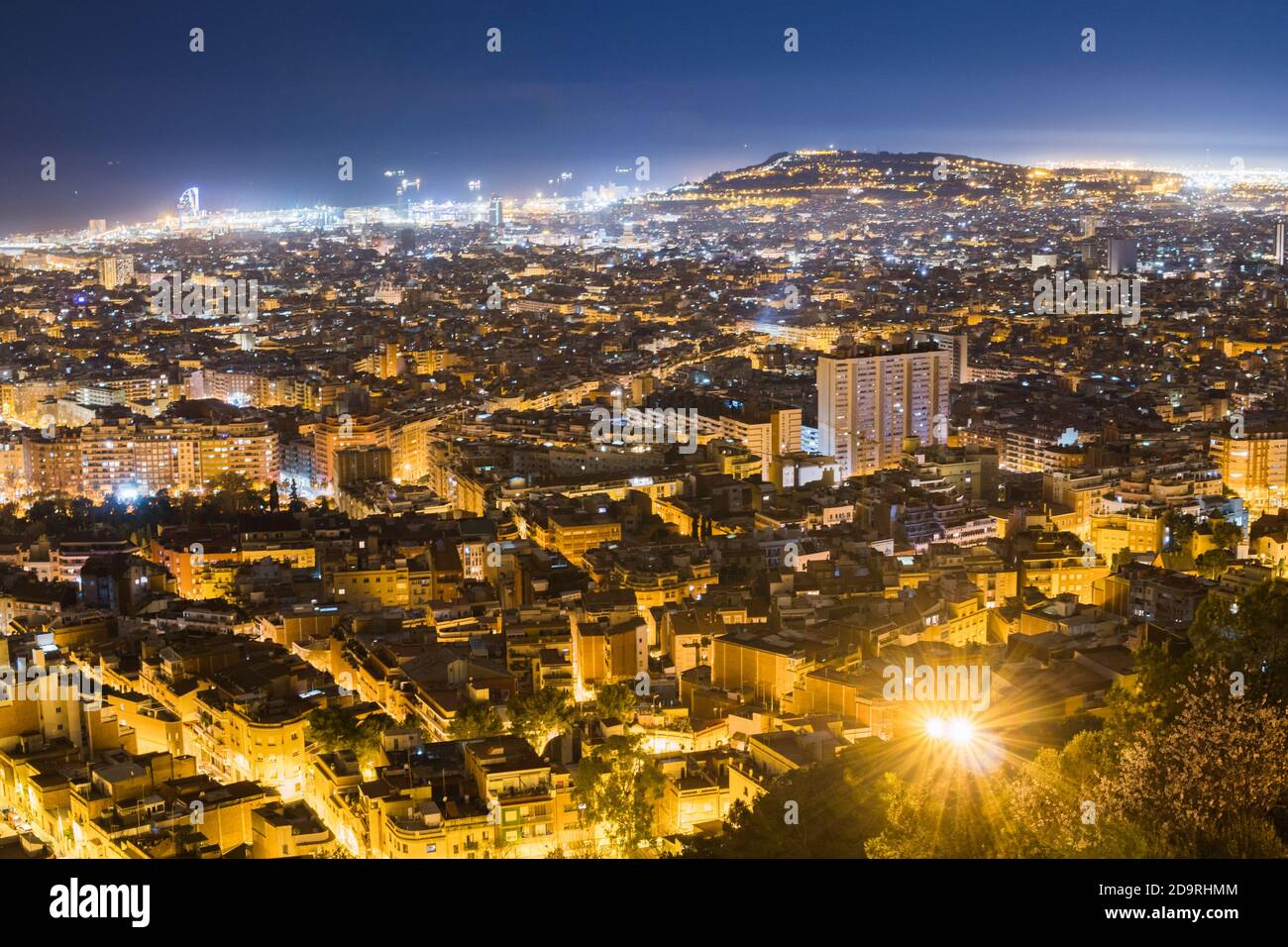 Aerial night view sea world hi-res stock photography and images - Alamy