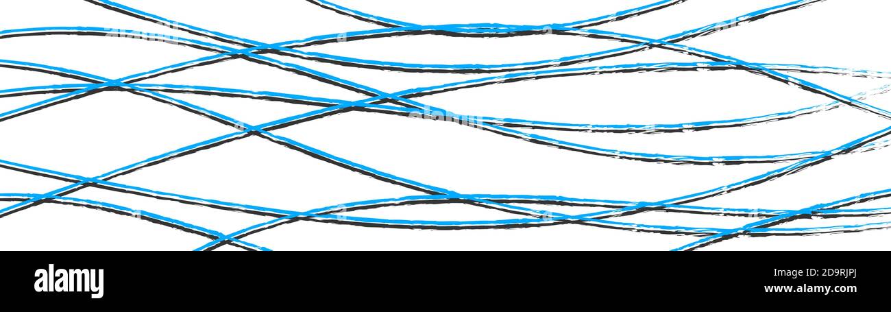 Light blue wavy lines hi-res stock photography and images - Alamy