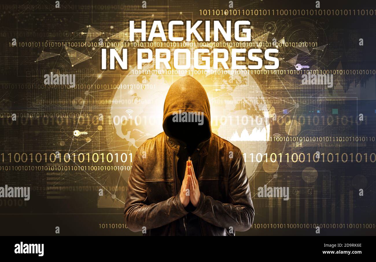 Hacking in progress hi-res stock photography and images - Alamy