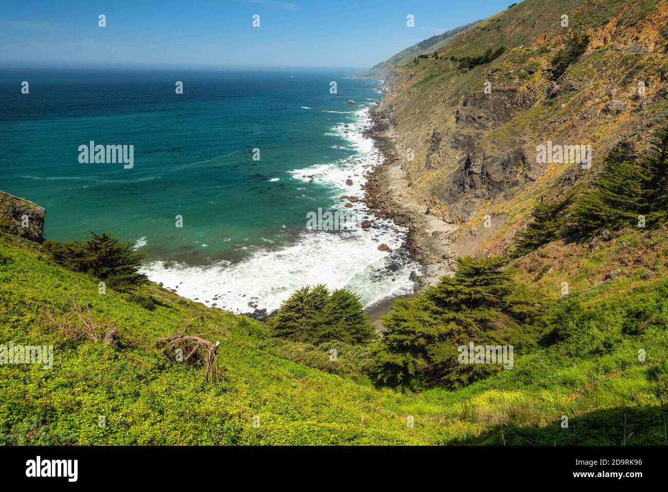Big Sur at Ragged Point, California Coastline Stock Photo - Alamy