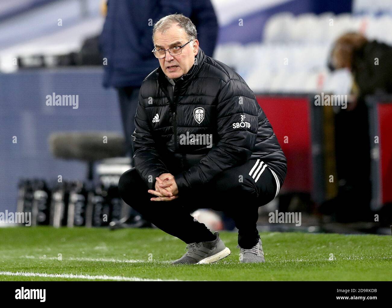 Leeds United manager Marcelo Bielsa during the Premier League match at ...