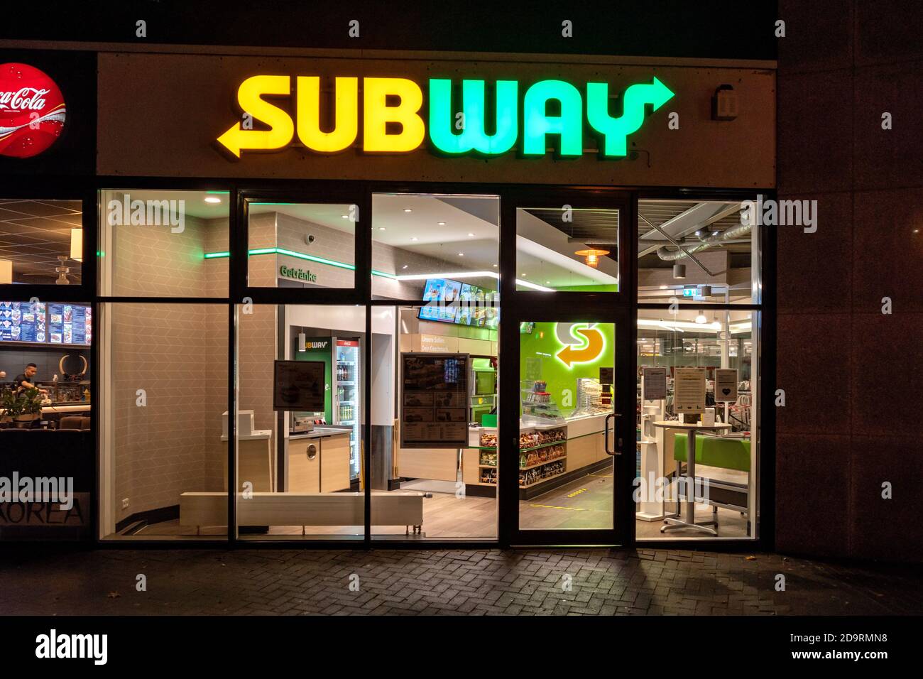 Illuminated subway sign dusk hi-res stock photography and images - Alamy