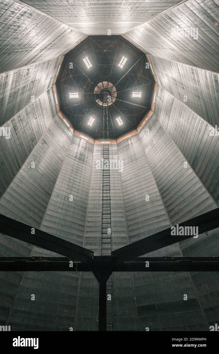 Ancient gasometer in Brescia in northern Italy Stock Photo - Alamy