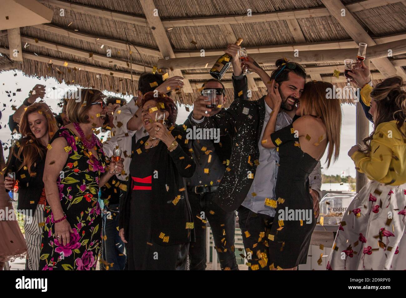 Celebration scene hi-res stock photography and images - Alamy