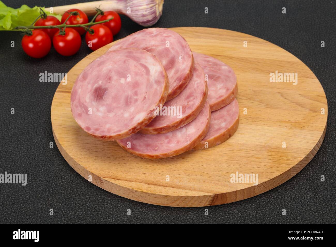 Natural ham made from pork meat Stock Photo - Alamy