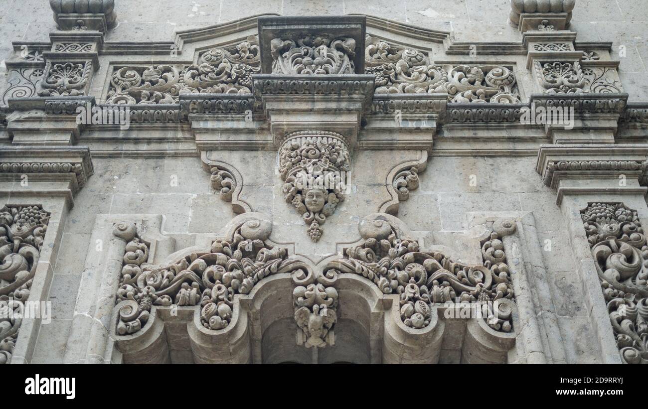 Beautiful Sculpted Arch on a Building with Byzantine Architecture Stock ...