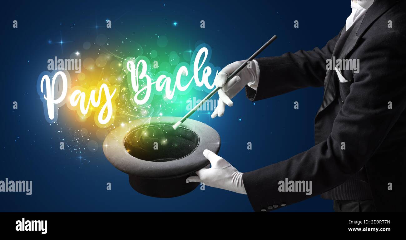 Magician back hi-res stock photography and images - Alamy