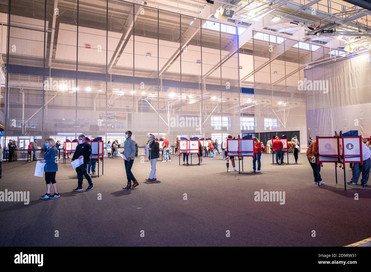 Voters filling out their ballots Stock Photo - Alamy