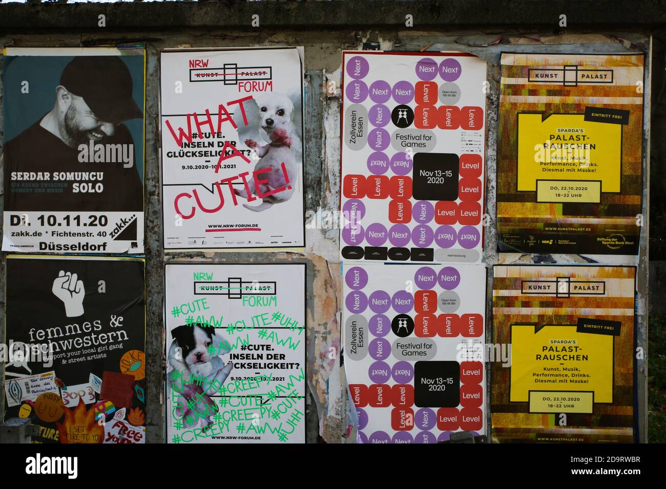 Concert poster on wall hi-res stock photography and images - Alamy