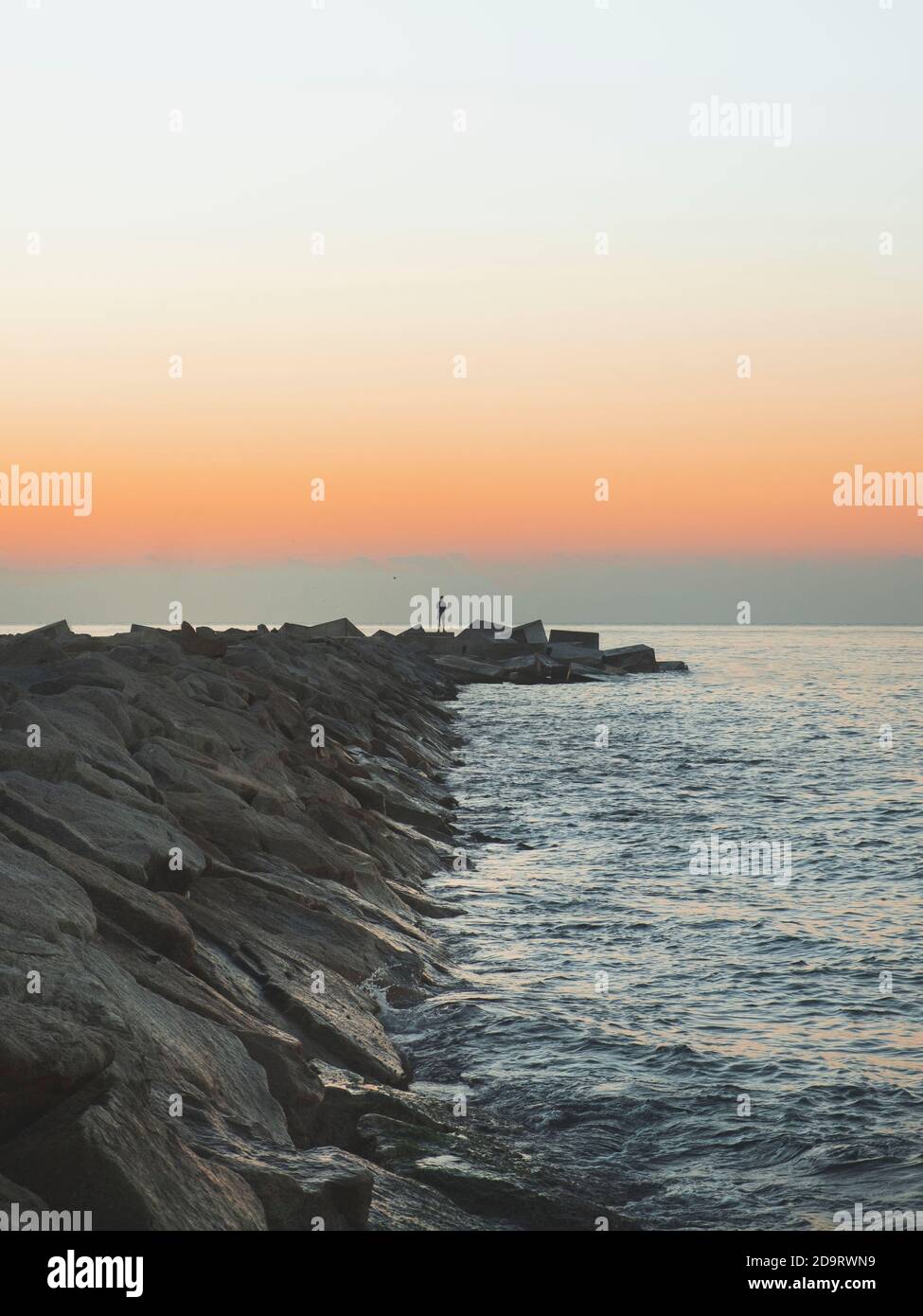 Seeing the sunrise with peace Stock Photo - Alamy