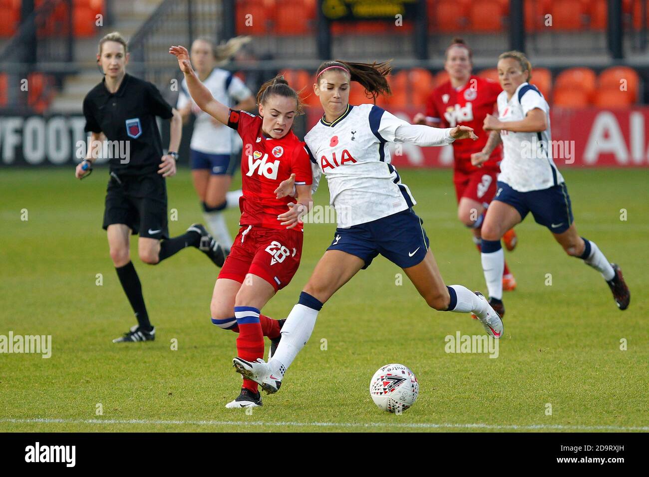 London, UK. 07th Nov, 2020. Alex Morgan of Spurs Women with Lily ...