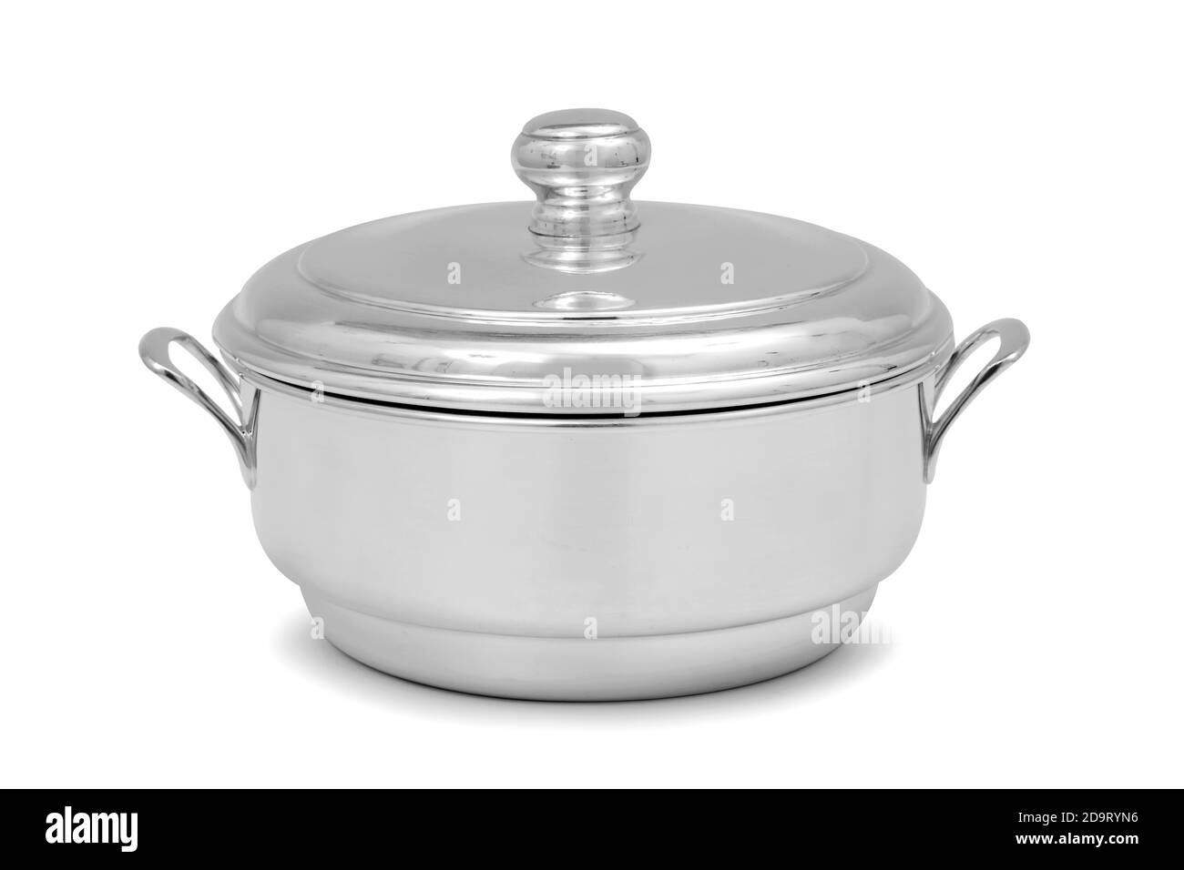 silver and tin pieces on white background Stock Photo - Alamy