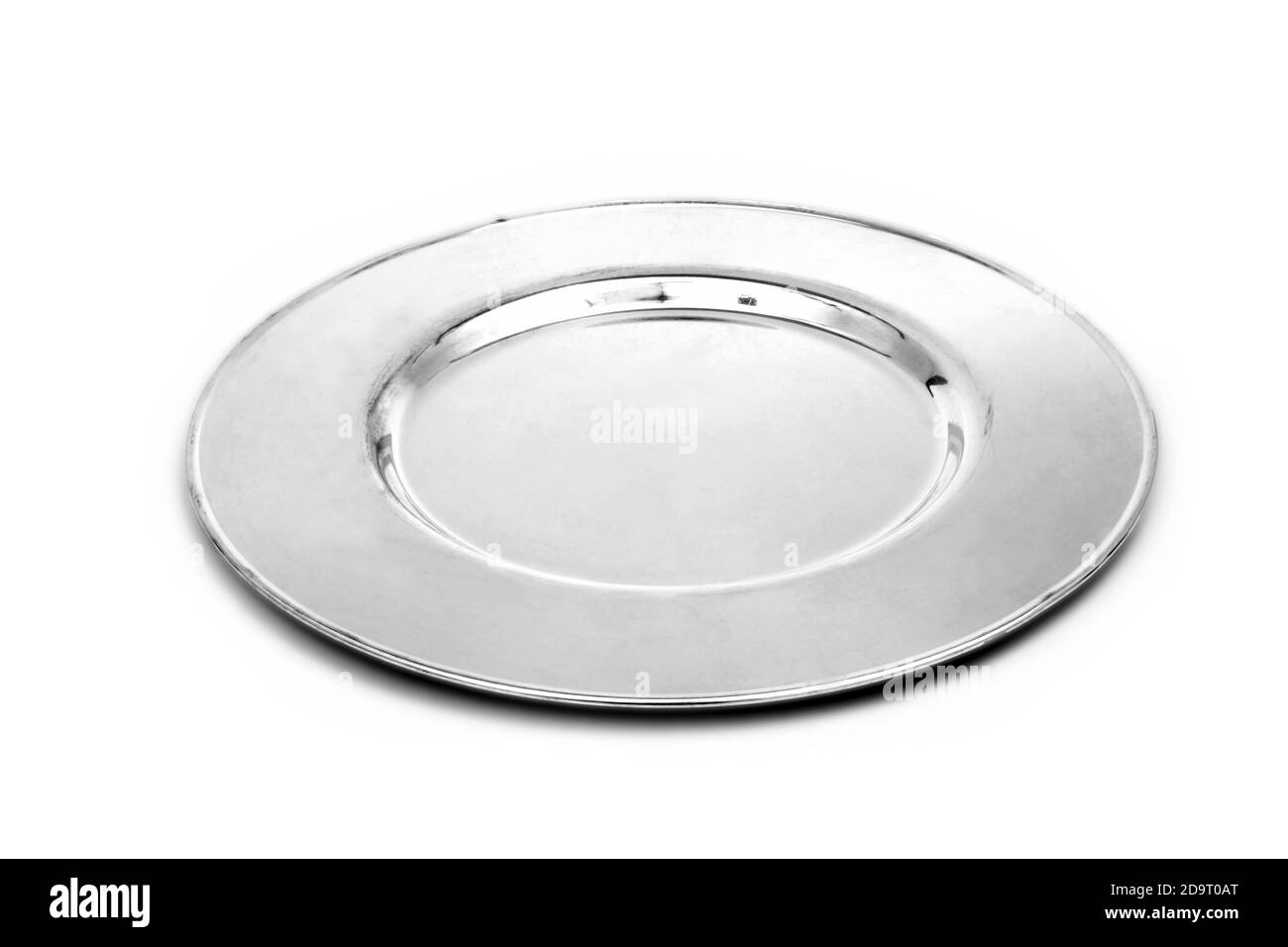 silver and tin pieces on white background Stock Photo - Alamy