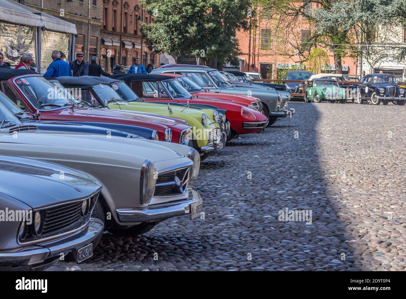 Event of exposition of classic cars Stock Photo - Alamy