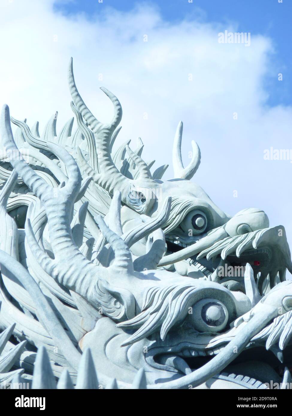 Vertical shot of dragon sculptures Stock Photo - Alamy