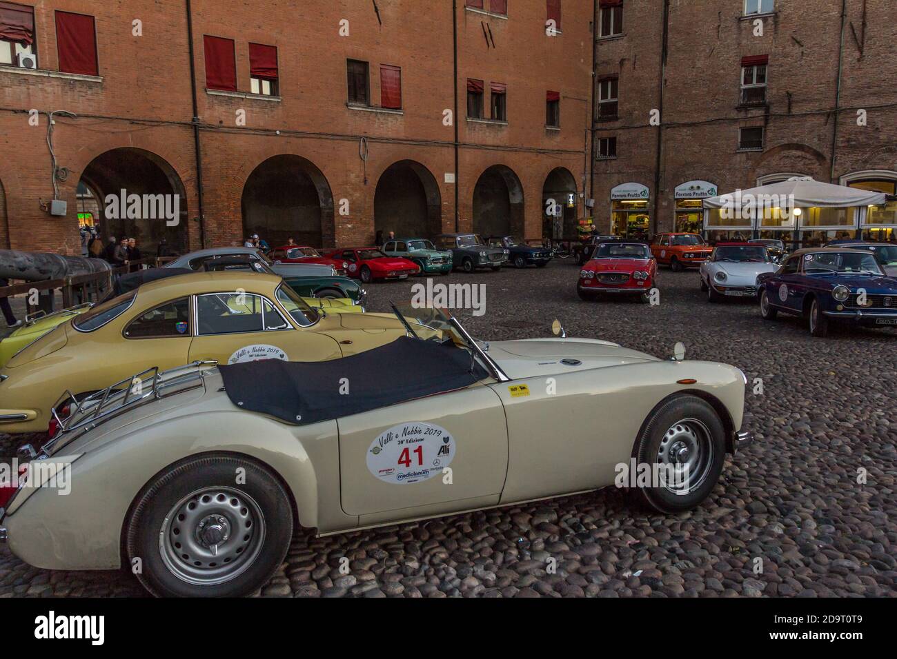 Event of exposition of classic cars Stock Photo - Alamy