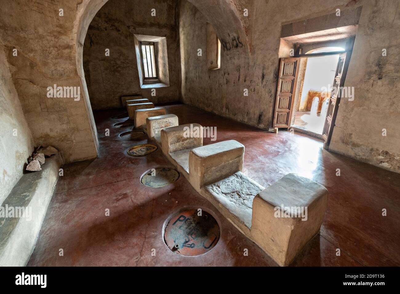Ancient privy in the San Nicolas Tolentino Temple and Ex-Monastery in ...