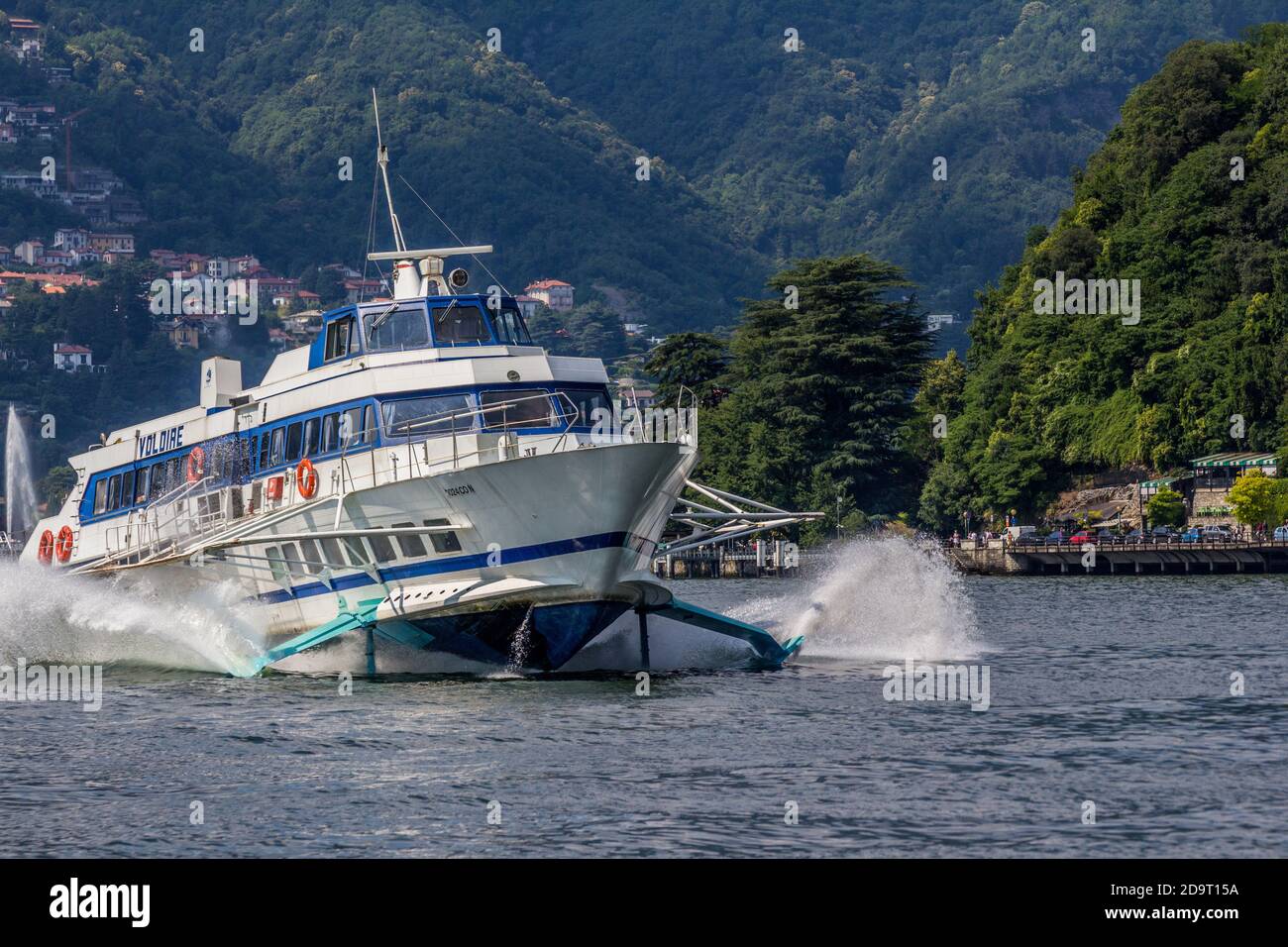 Boating on the Como lake Stock Photo - Alamy