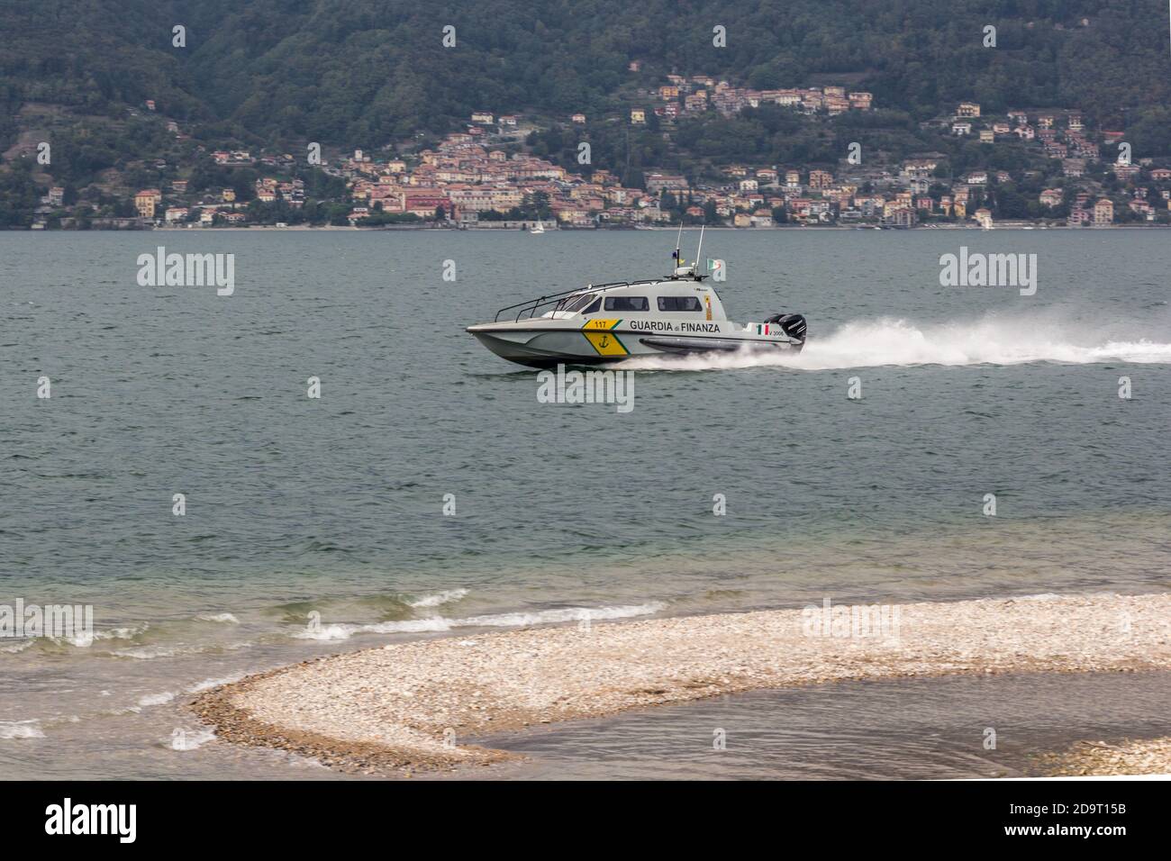 Boating on the Como lake Stock Photo - Alamy