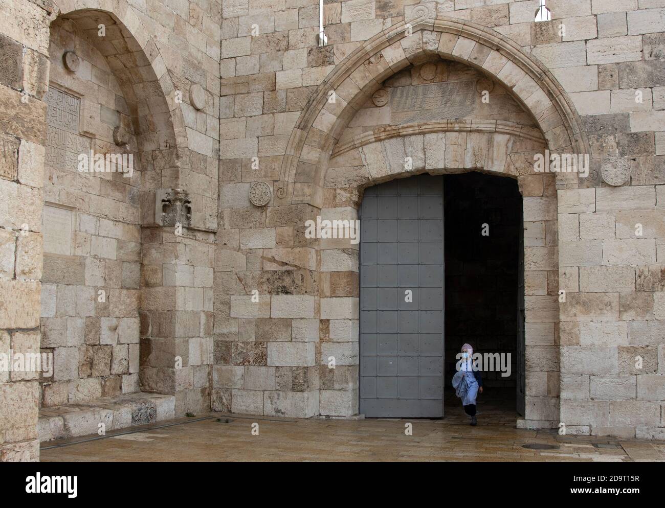Jerusalem, Israel - November 5th, 2020: A jewish orthodox woman ...