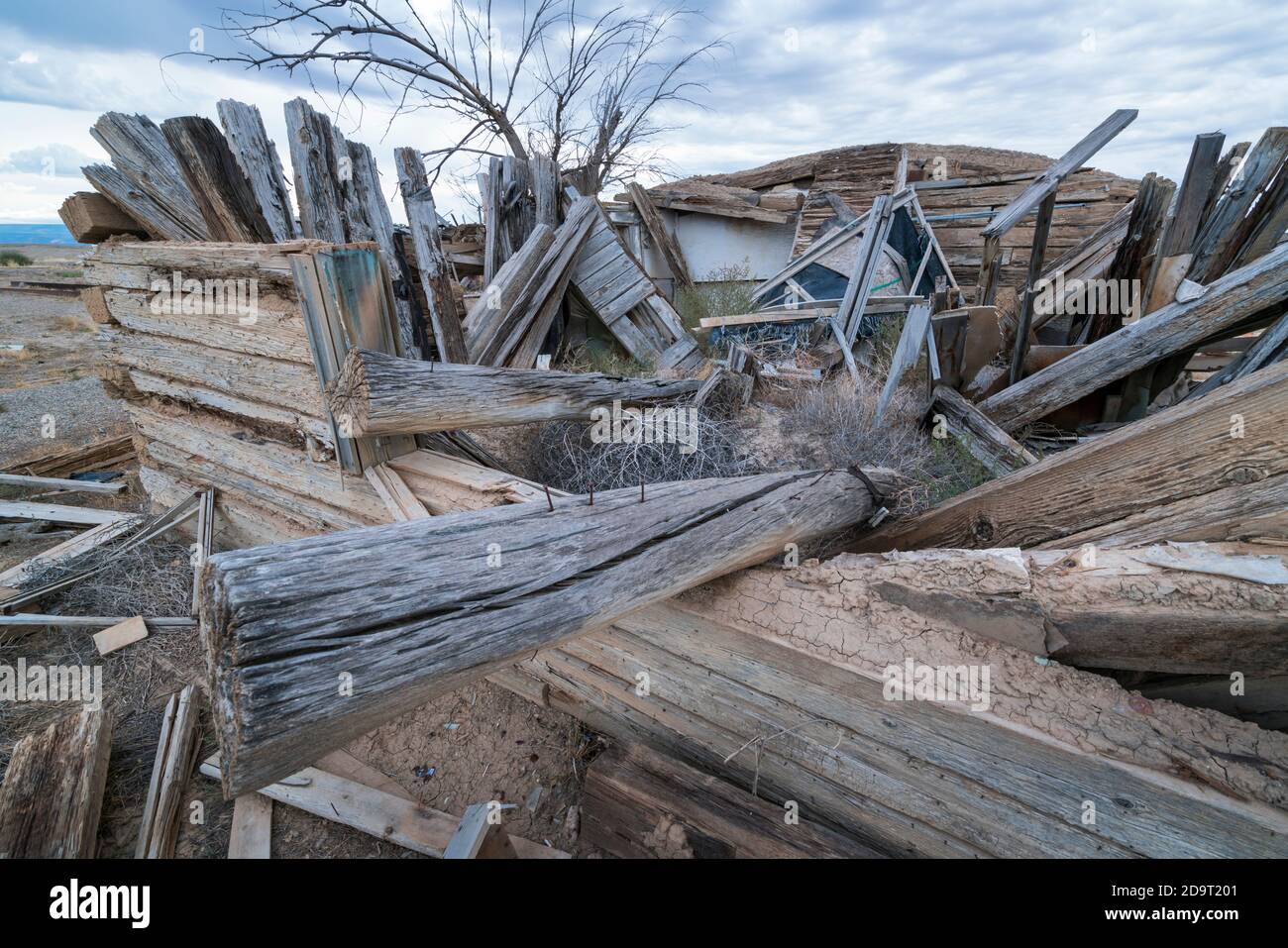 Relics of a typical old west railroad townCisco ghost town, Utah, Usa ...