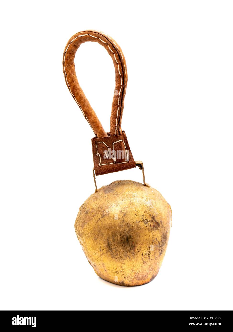 Cowbell isolated on white background Stock Photo - Alamy