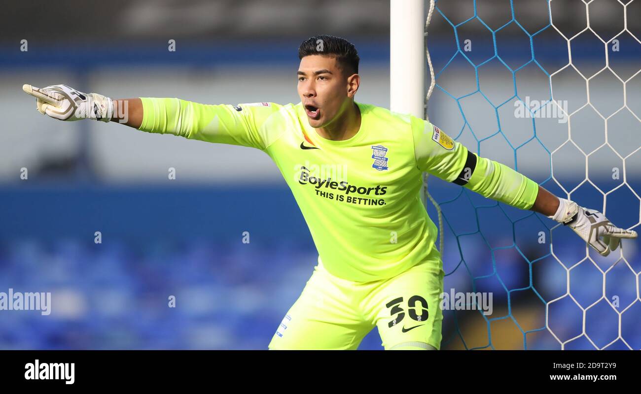 Birmingham City goalkeeper Neil Etheridge during the Sky Bet ...