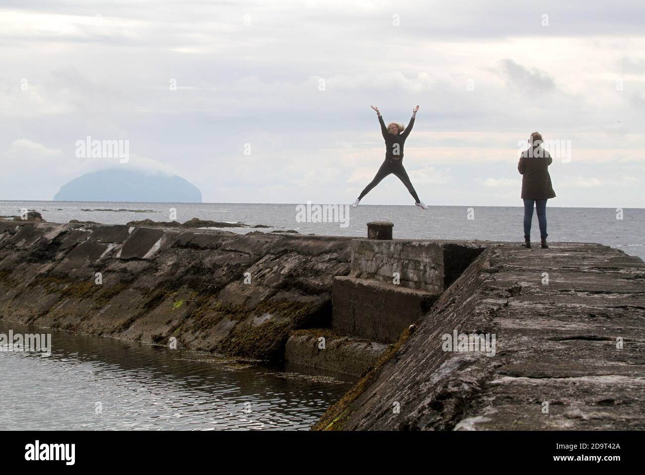 Maidens, South Ayrshire, Scotland, An picturesque harbour oon the West ...