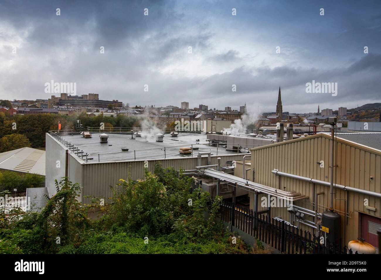 The former Rowntrees factory Halifax which is now a part of the Nestle ...