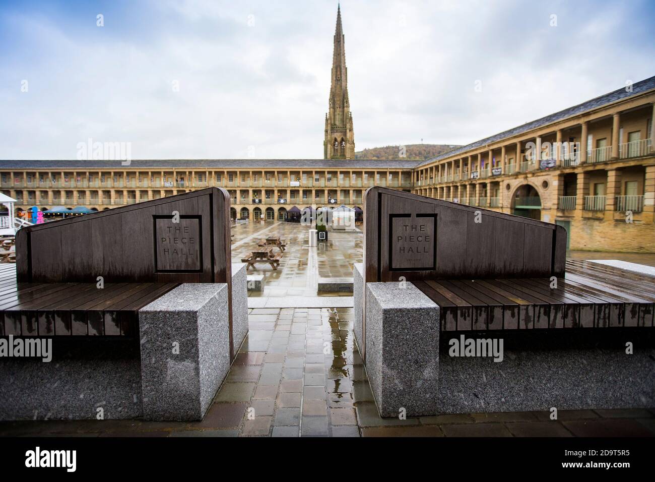 The Piece Hall, Halifax, West Yorkshire , UK Stock Photo - Alamy