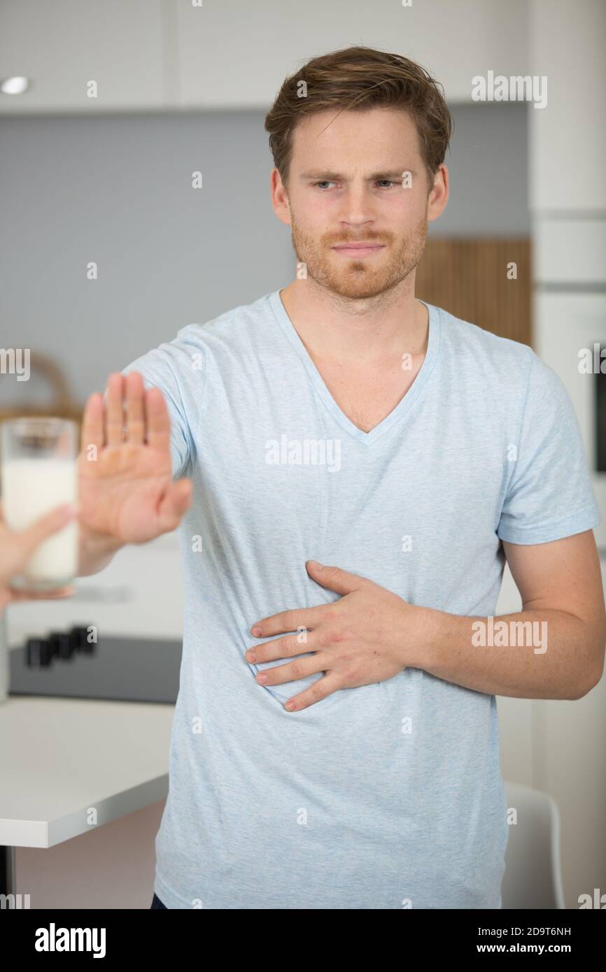 Refusing the glass hi-res stock photography and images - Alamy