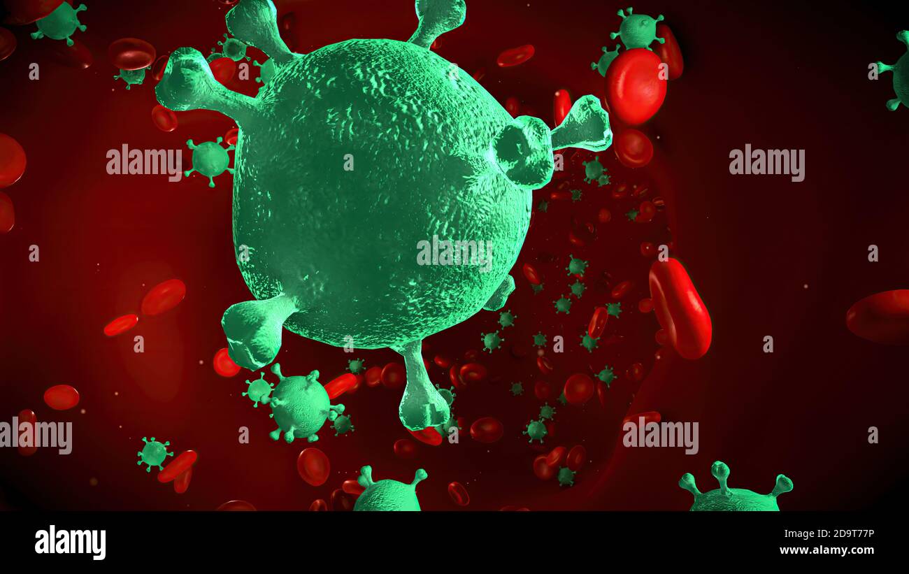Coronavirus disease COVID-19 infection in human blood. Medical ...