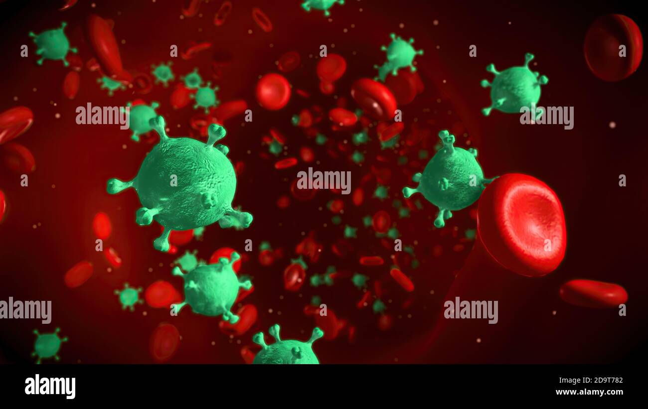 Coronavirus disease COVID-19 infection in human blood. Medical ...