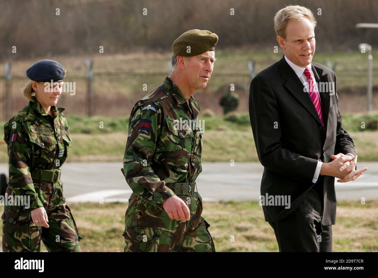 The Britain's Prince Charles accompanied by British ambassador to ...