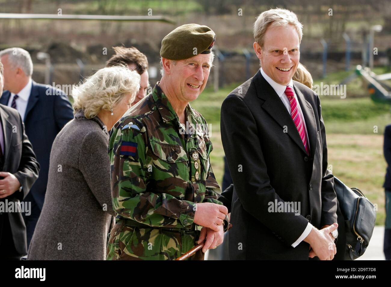 The Britain's Prince Charles accompanied by British ambassador to ...